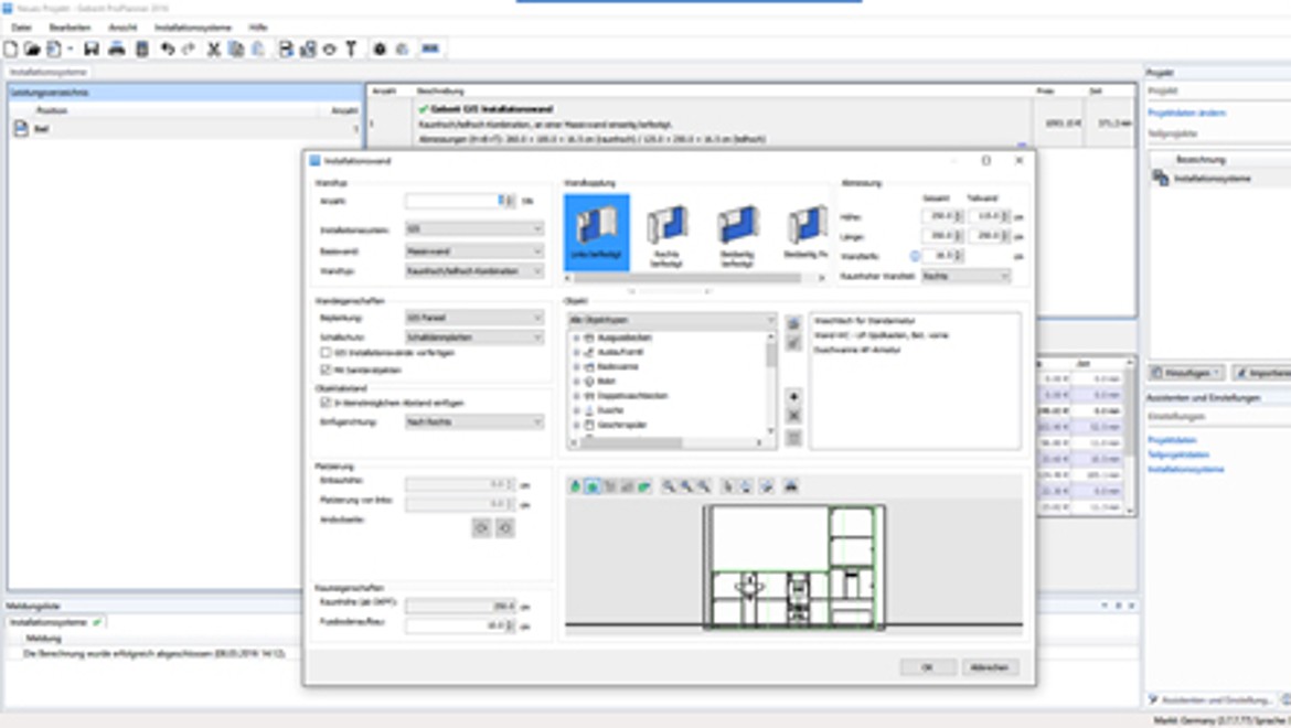 Geberit ProPlanner projektavimo programinė įranga | geberit.lt